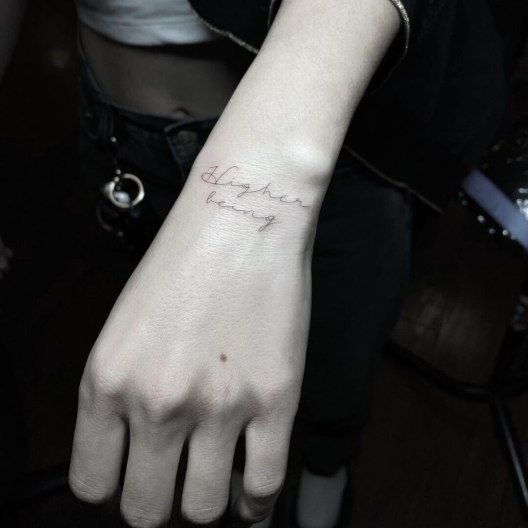 Script Tattoos - The Honorable Society LA