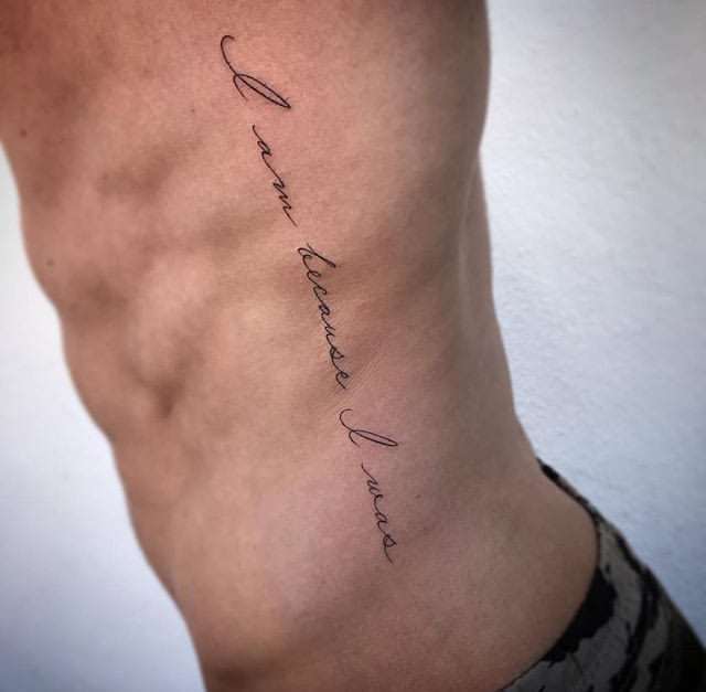 Script Tattoos - The Honorable Society LA