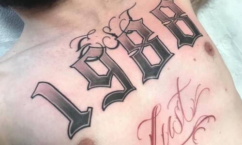 Script Tattoos - The Honorable Society LA